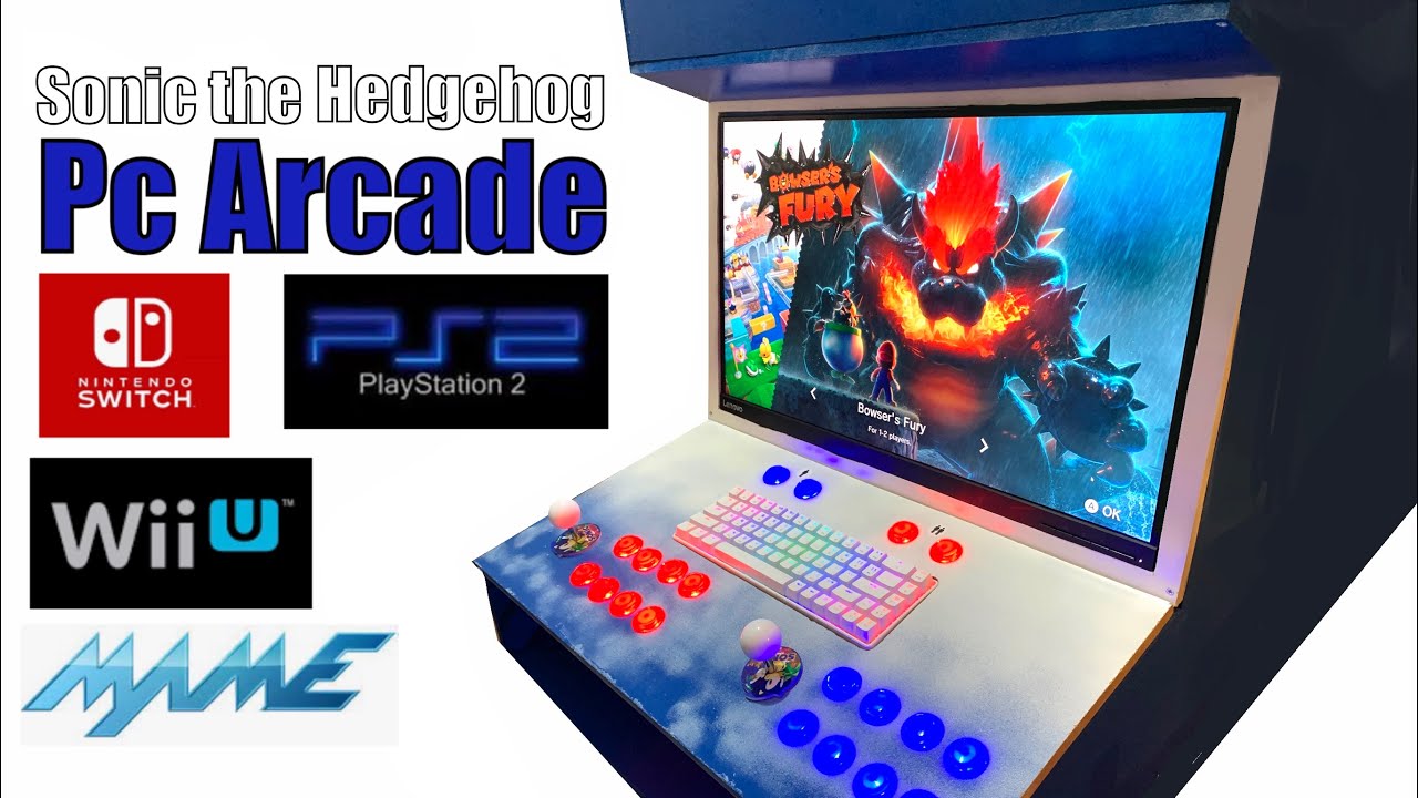 Pc Arcade Build - My first Attempt - what do you think? Switch, Ps2 ...