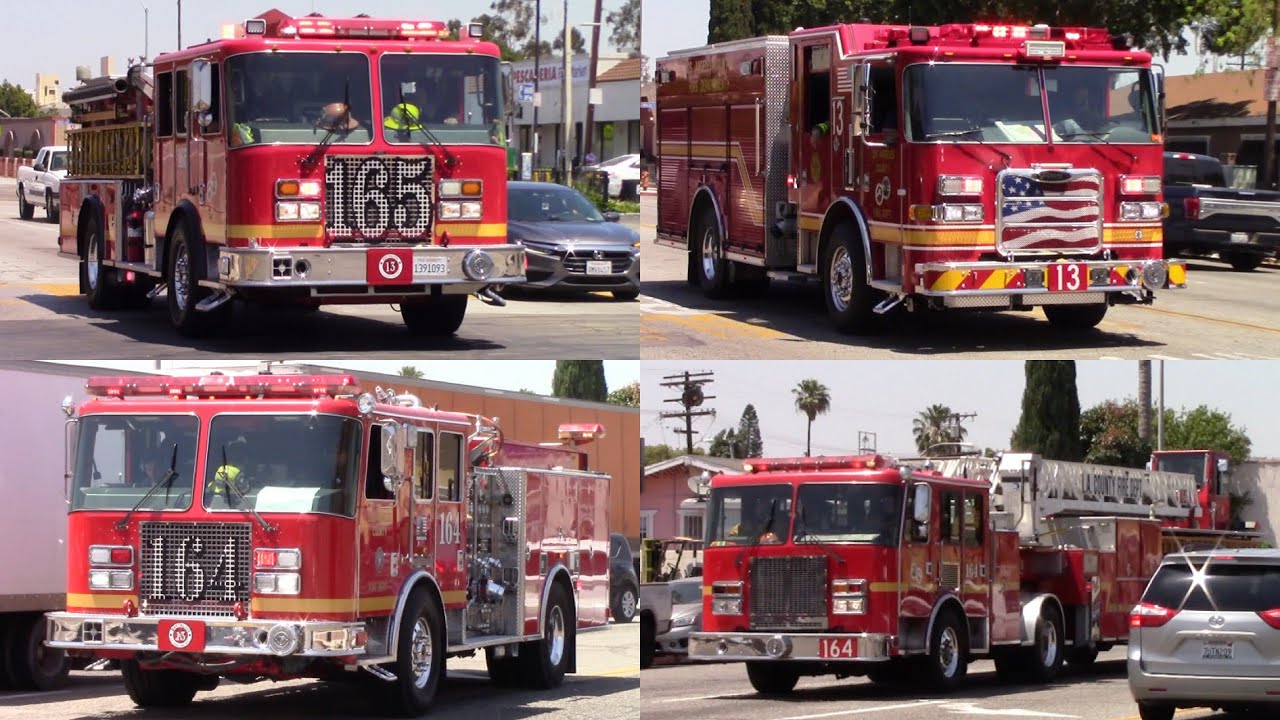 LACoFD Structure Fire Response - YouTube