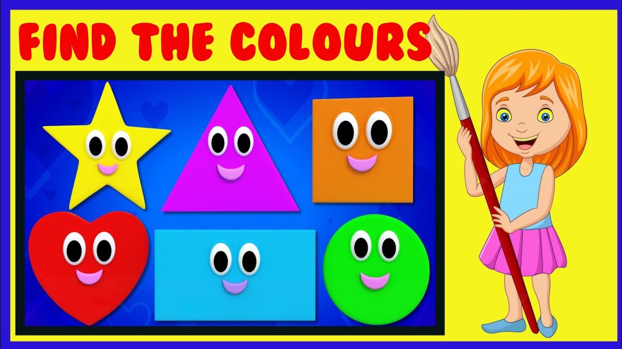 TOUCH AND FIND THE COLOURS NAMES | LEARN COLORS WITH FUN ACTIVITIES FOR ...
