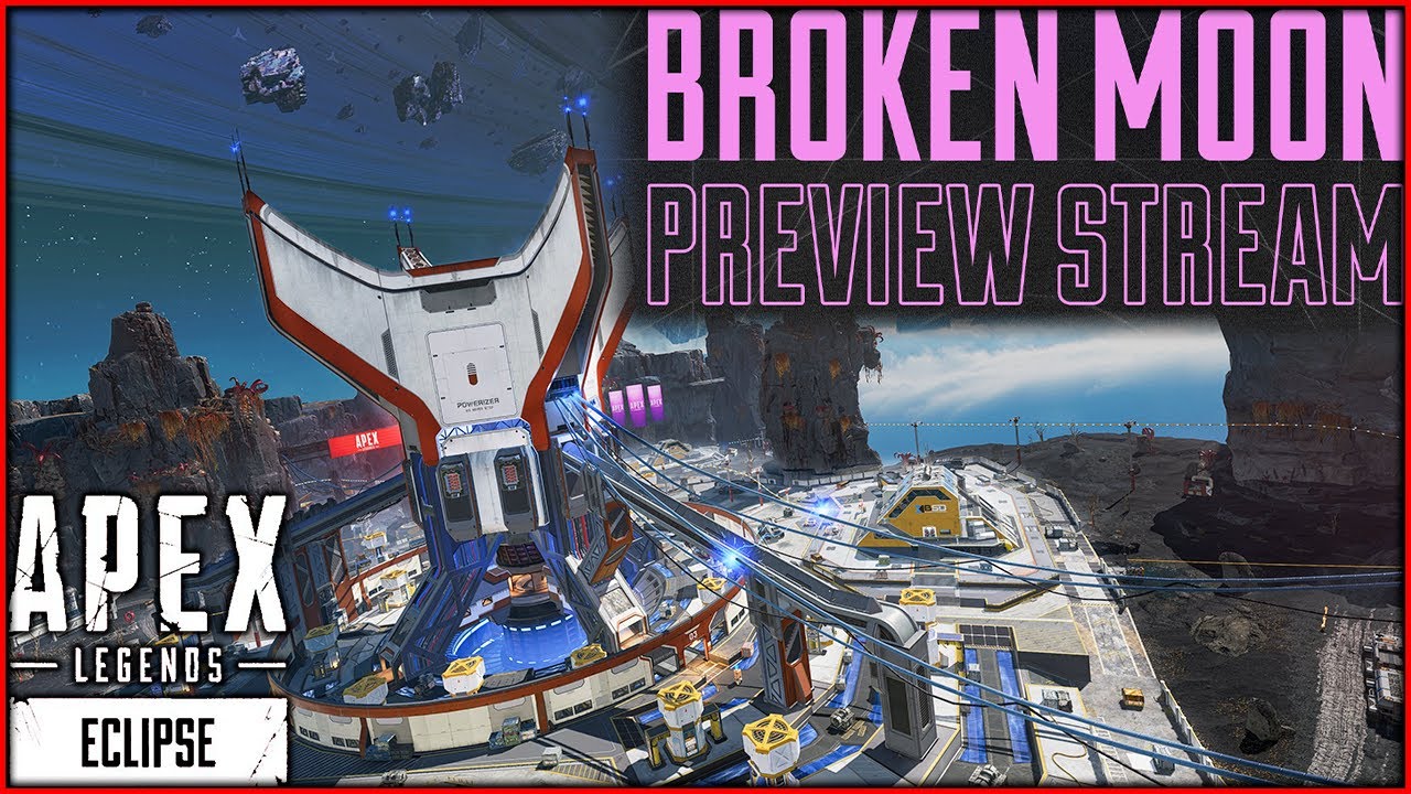 ¡Preview stream "Broken moon" Analizando y reaccionando al nuevo mapa | Apex Legends ECLIPSE ...