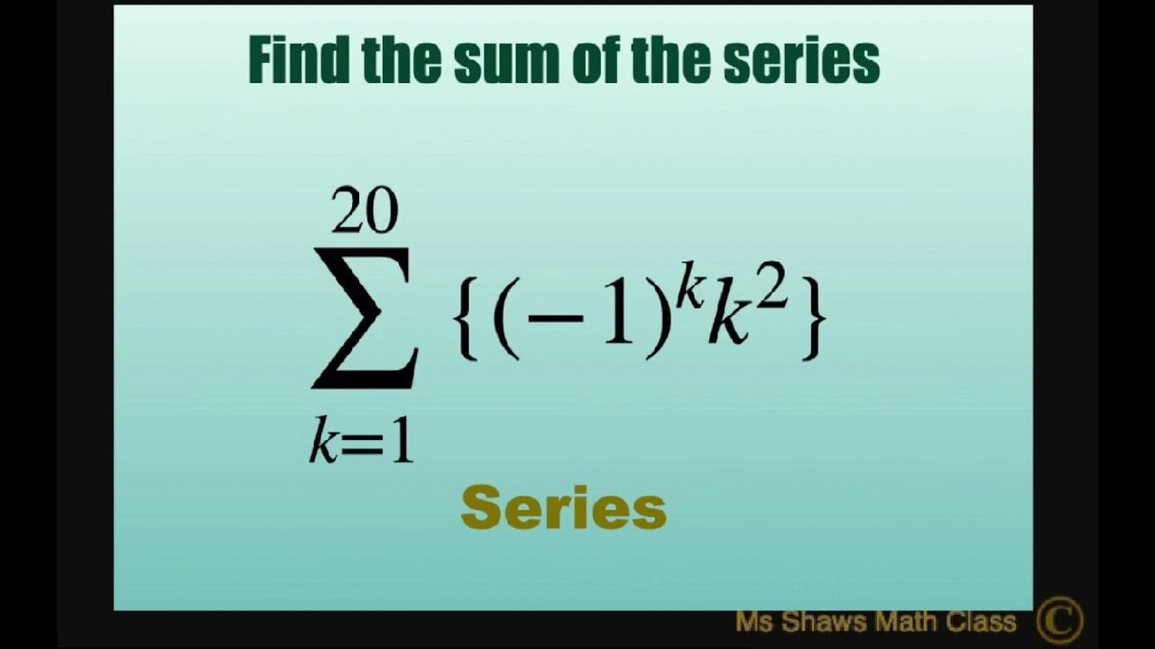 Find Sum Of Series From K 1 To 20 For 1 k K 2 YouTube find-sum-of-series-from-k-1-to-20-for-1-k-k-2-youtube