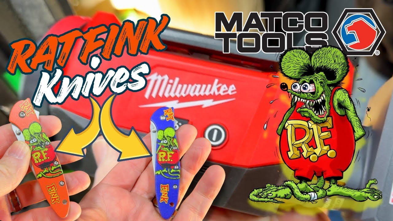 Matco Tools New Rat Fink Kershaw Knives and New Milwaukee Pack Out ...