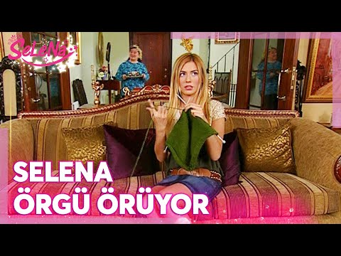 Selena örgü örmeyi öğreniyor - Selena Özel Sahneler