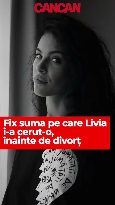 Acum s-a aflat! Cu ce s-a ales Livia Eftimie după divorțul de Cătălin Bordea! - YouTube