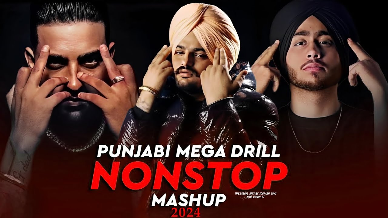 punjabi mega drill mashup 2024 | Punjabi X English | Latest nonstop ...