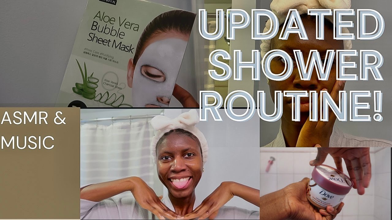 Absolutely No Talking ASMR SHOWER ROUTINE|My Everything shower routine|iconic Eunice - YouTube