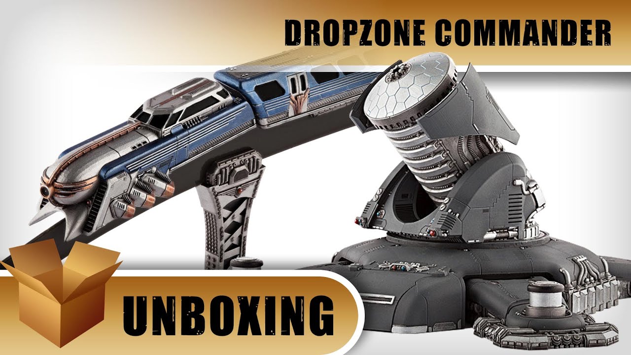 Unboxing Dropzone Commander - Aegis Orbital Defence Laser & Monorail Scenery Pack! - YouTube