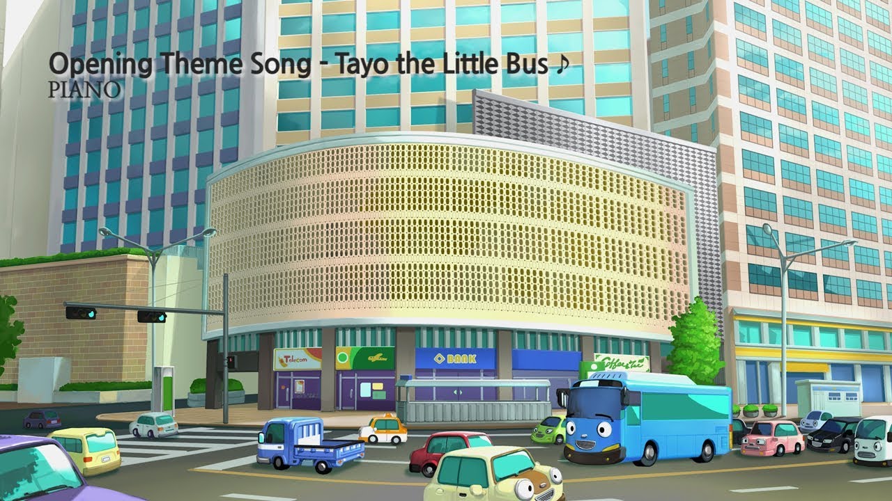 Tayo Piano Music l Opening Theme Song l Piano music for studying and ...
