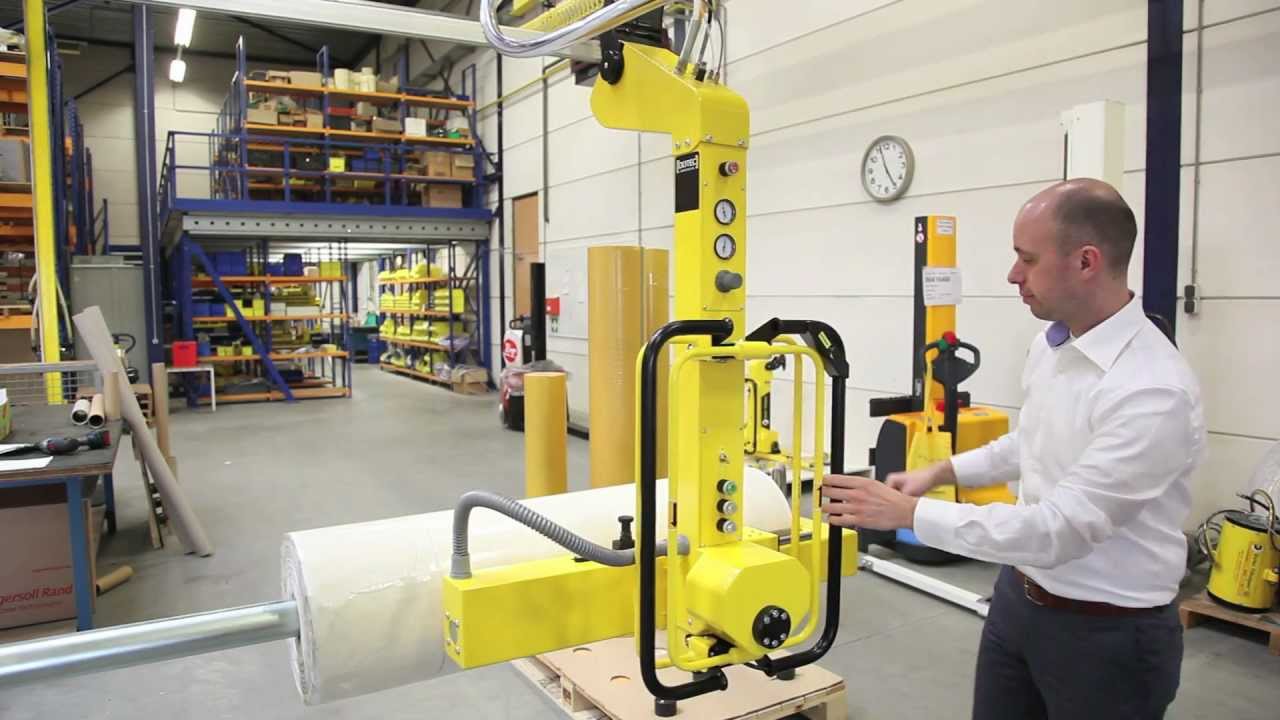 Roll handler, Rollenwender, for wide Rolls, für breite Rollen, Dotec ...