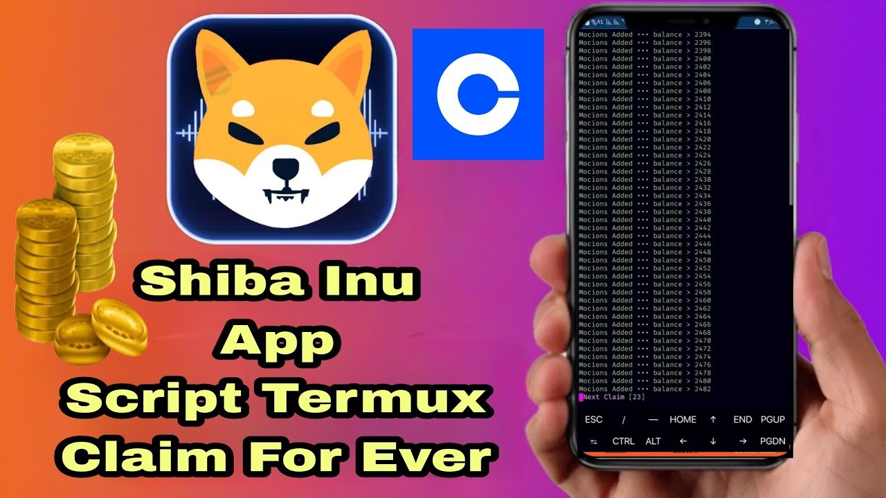 Shiba Inu Mining App Script Termux Claim Unlimited Coins - YouTube