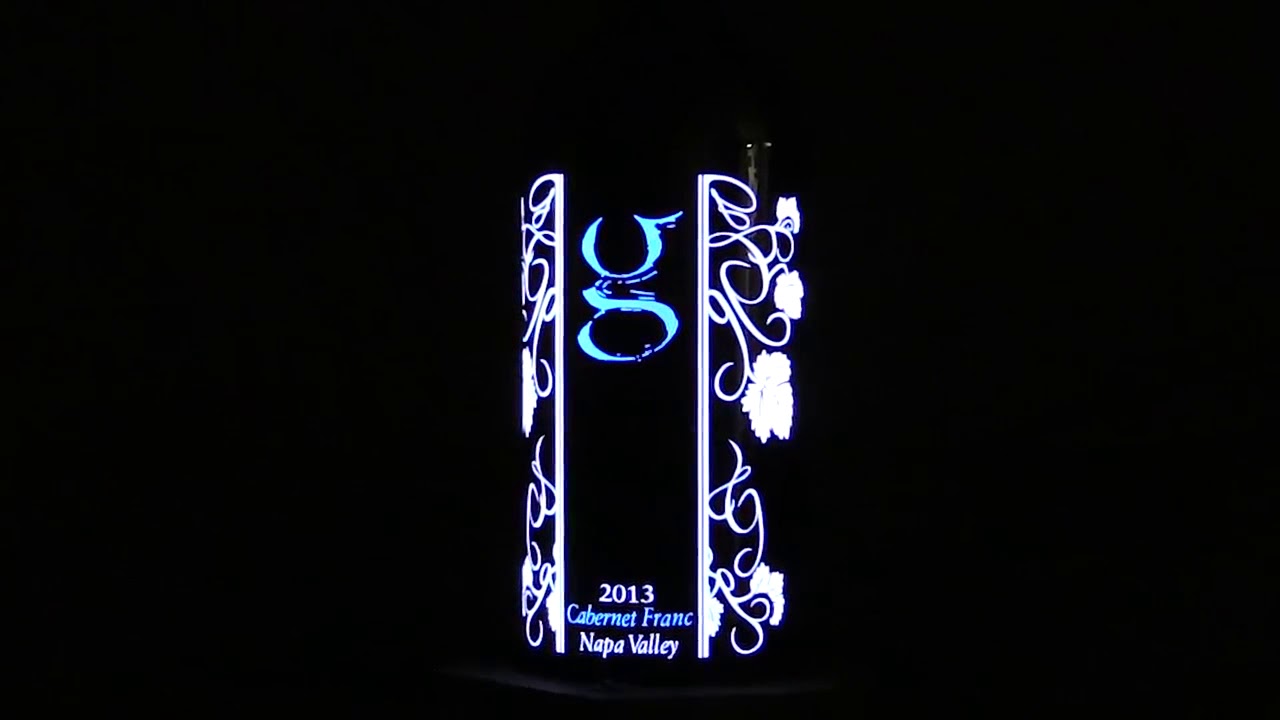 LumiLor Prototype Wine Bottle for G Wine Cellars | LumiLor | LumiLor ...