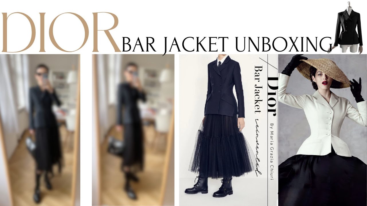 Dior 'Bar' Jacket Unboxing | Dior Bar 经典西装开箱 - YouTube