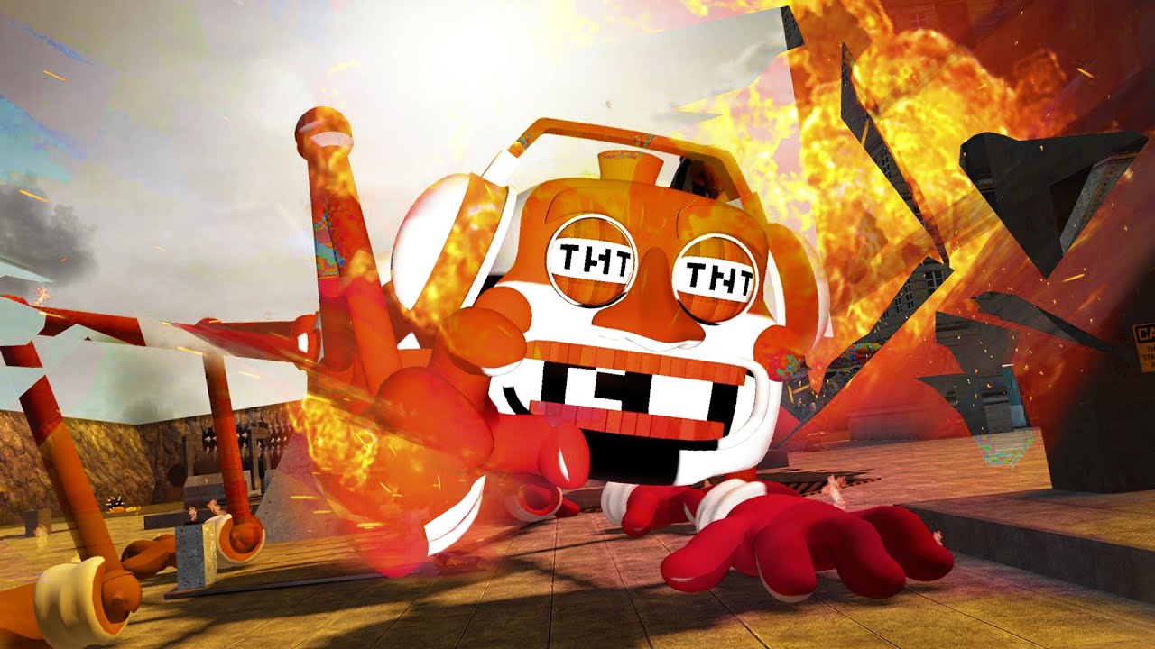 EXPLODE FNAF SECURITY BREACH ANIMATRONICS in Garry's Mod! Freddy's ...