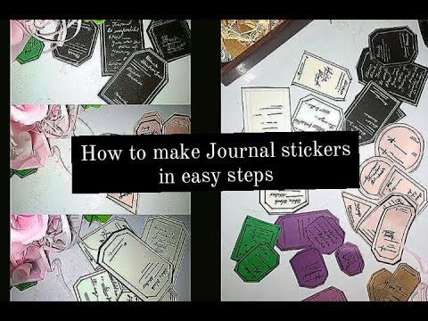 How to make journal stickers (for bullet journals,planners &more ...