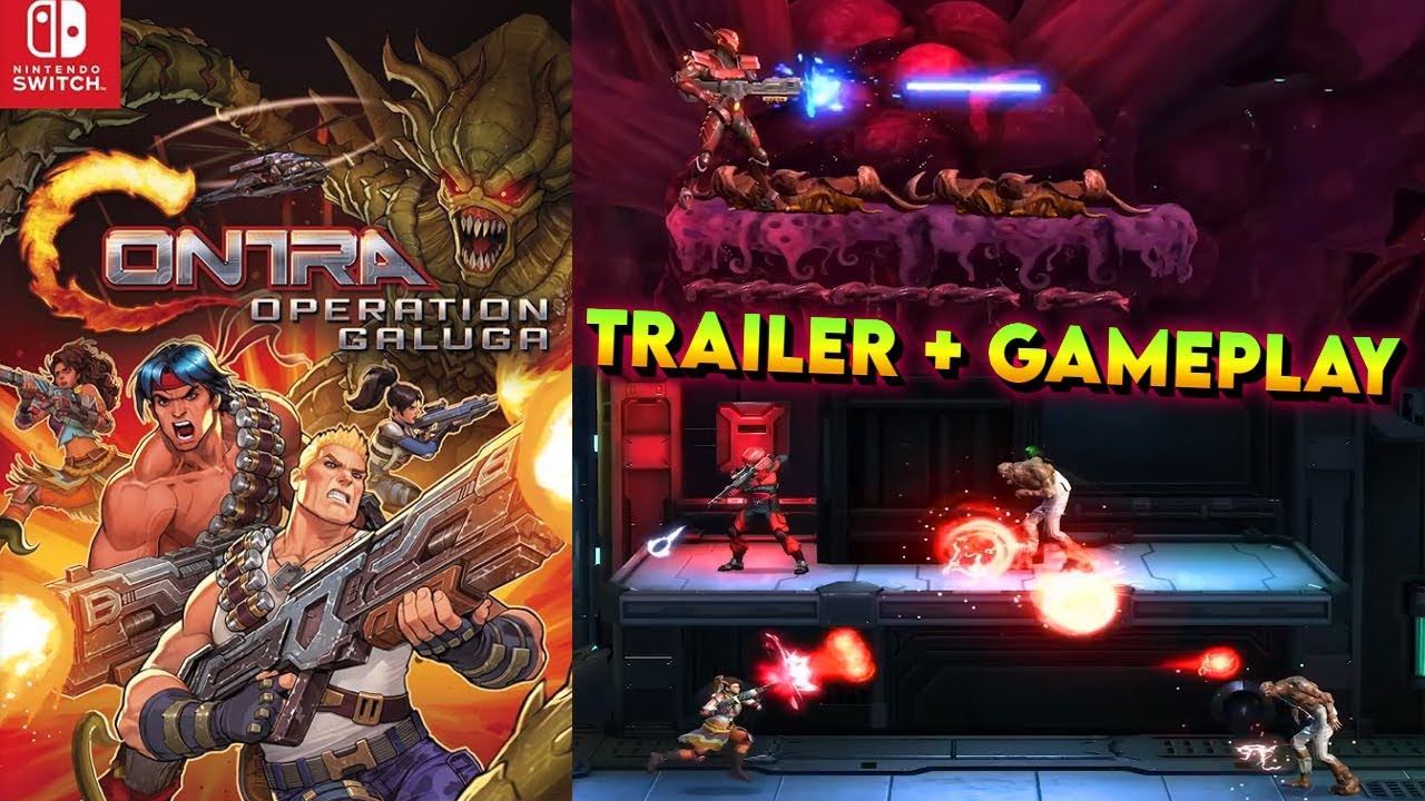 Classic Contra Returns: Operation Galuga - Trailer + Gameplay Nintendo ...