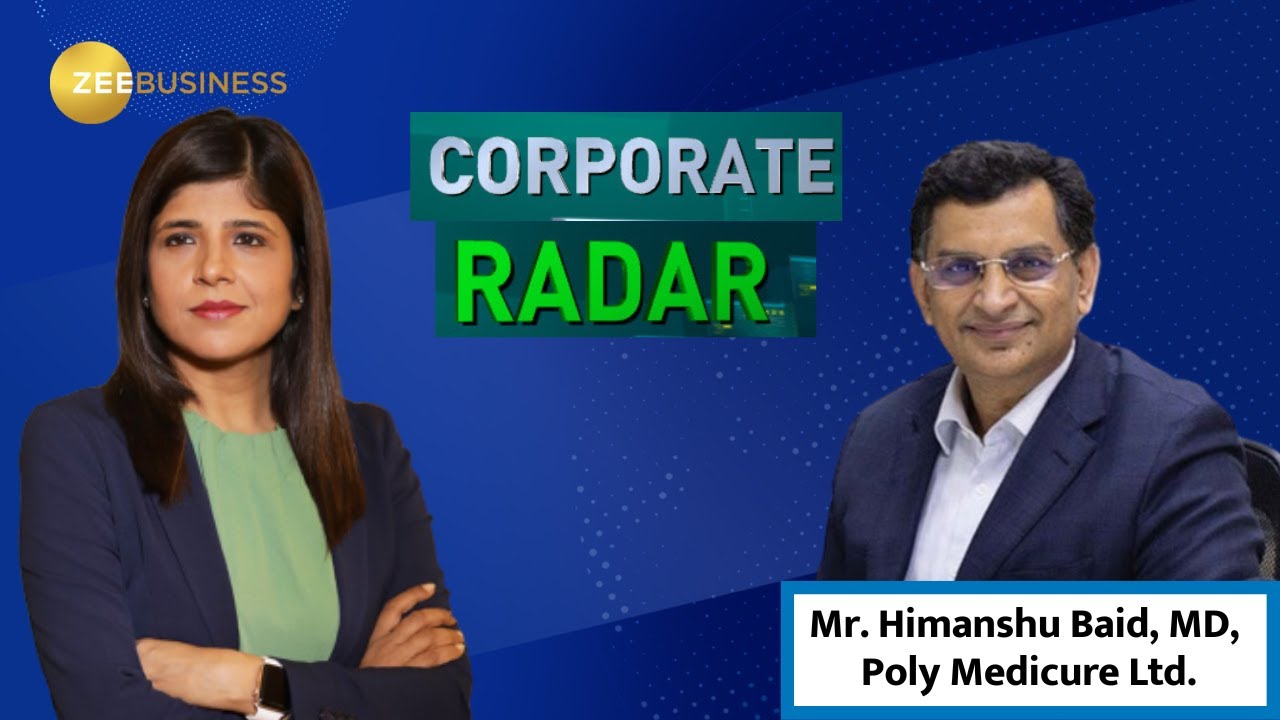 Mr. Himanshu Baid, MD Of Poly Medicure Ltd. In Conversation With Swati ...