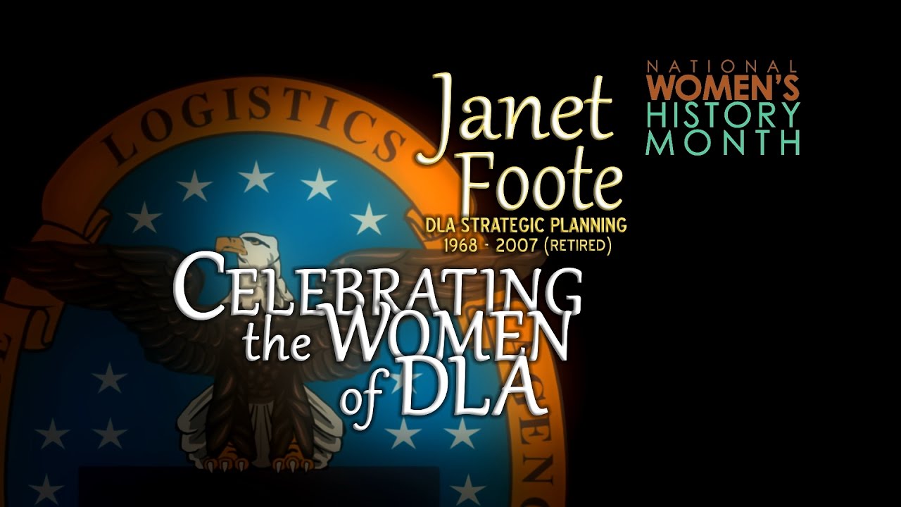 DLA Women's History Month: Celebrating Janet Foote, (ret) 1968-2007 ...