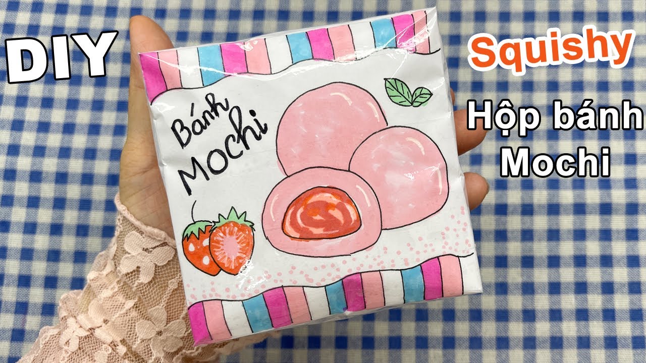 Cách làm Squishy Hộp bánh Mochi bằng giấy | DIY Paper Mochi Squishy ...