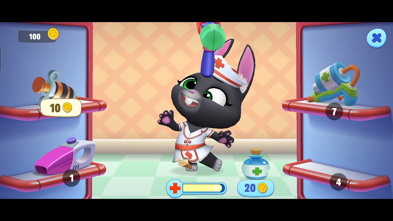 talking tom angela2 friends cat caton video song - YouTube