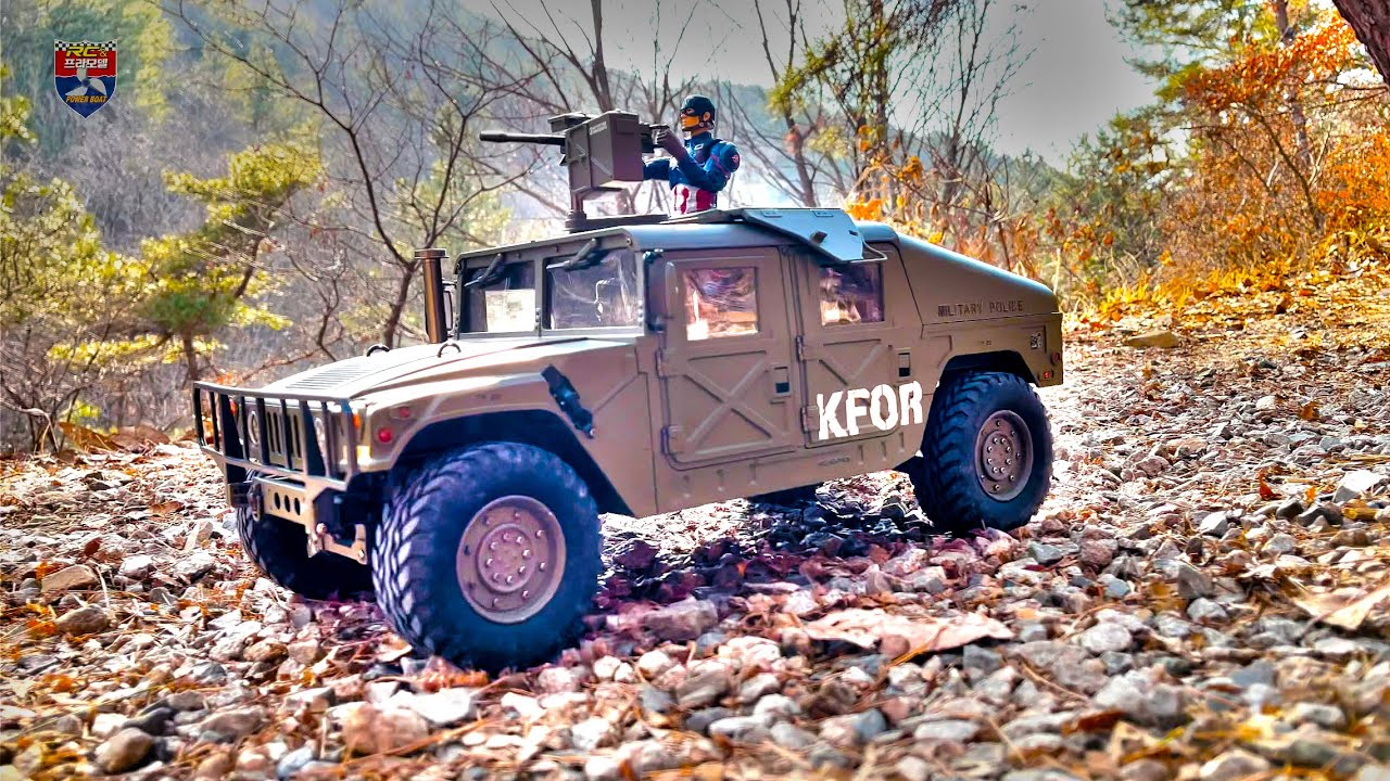 Rc Car HUMVEE 험비 U.S 4X4 MILITARY VEHICLE, HG P408 | Captain 캡틴(3-10 ...