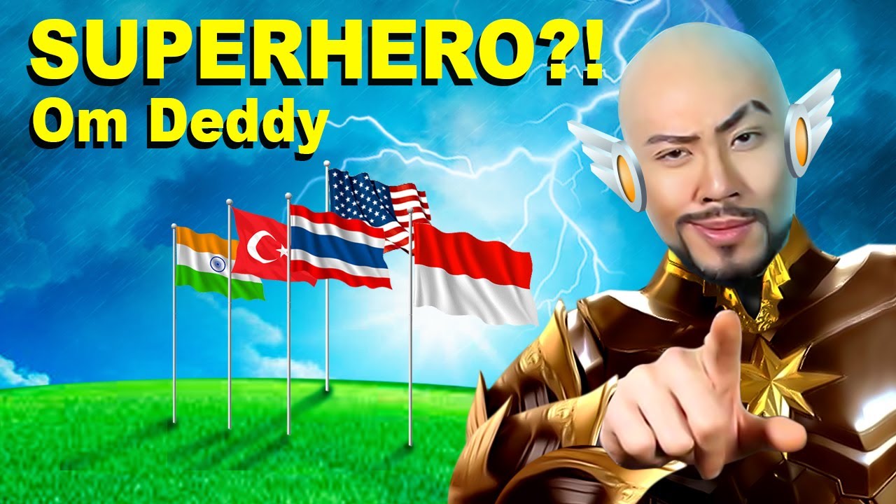 meme lucu deddy corbuzier versi luar negeri #cosplay super hero #tolol ...