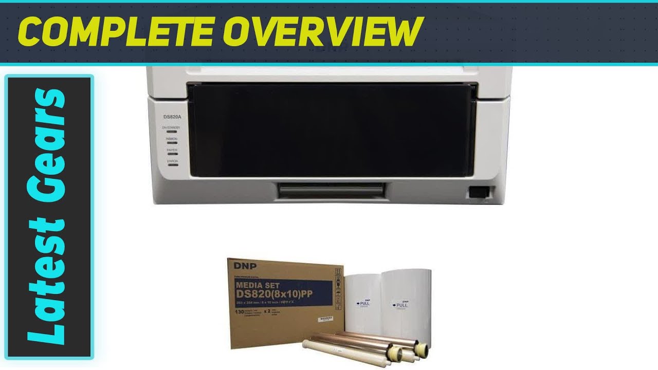 DNP DS820A: Fastest Dye-Sub Photo Printer? 8x10 & 8x12 Prints! - YouTube