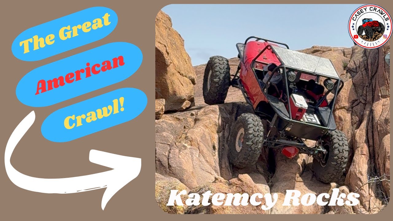 Jeeps Off Roading at Katemcy Rocks - Day 3, Great American Crawl ...
