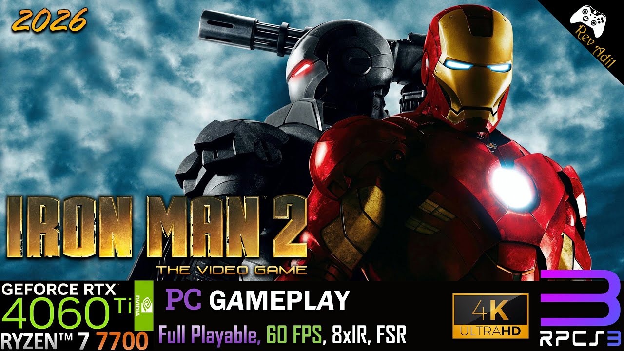 Iron Man 2 PC Gameplay | RPCS3 | Playable | PS3 Emulator | 4k60FPS ...
