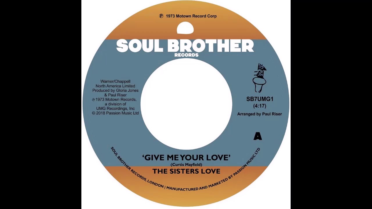 Sisters Love Give Me Your Love 12 Extended 1973 Youtube
