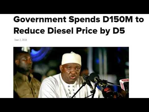 The Gambia Government spends 150million dalasis to reduce fuel prices