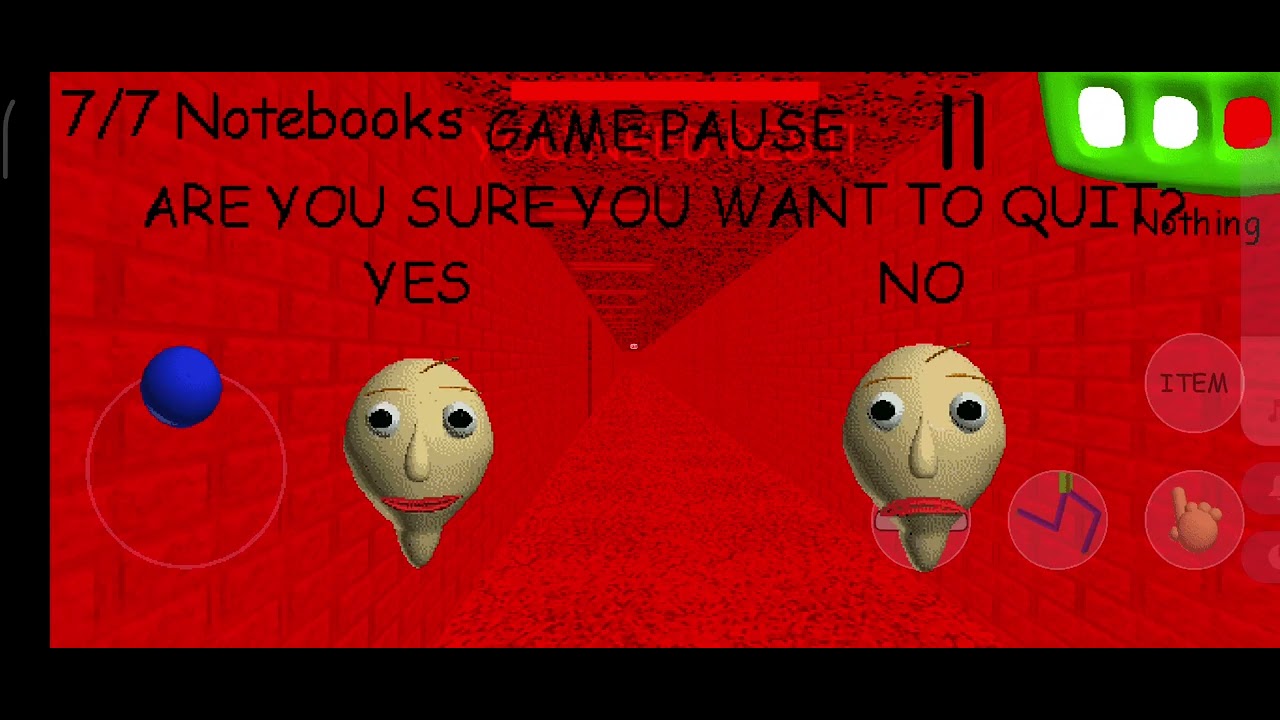 Baldi's Basics V1.4.4 Full Walkthrough - YouTube