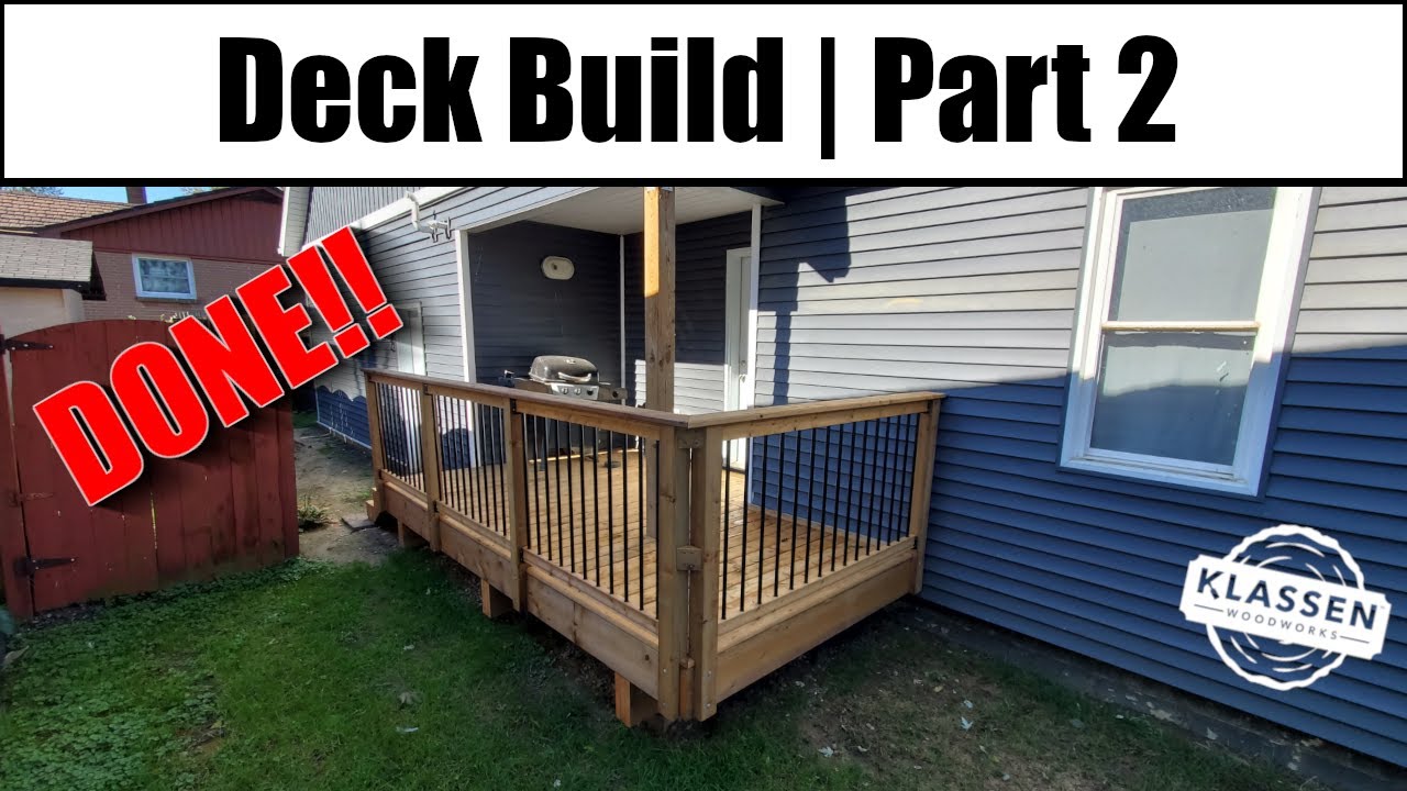 Building a Deck | Part 2 | Decking & Railing - YouTube