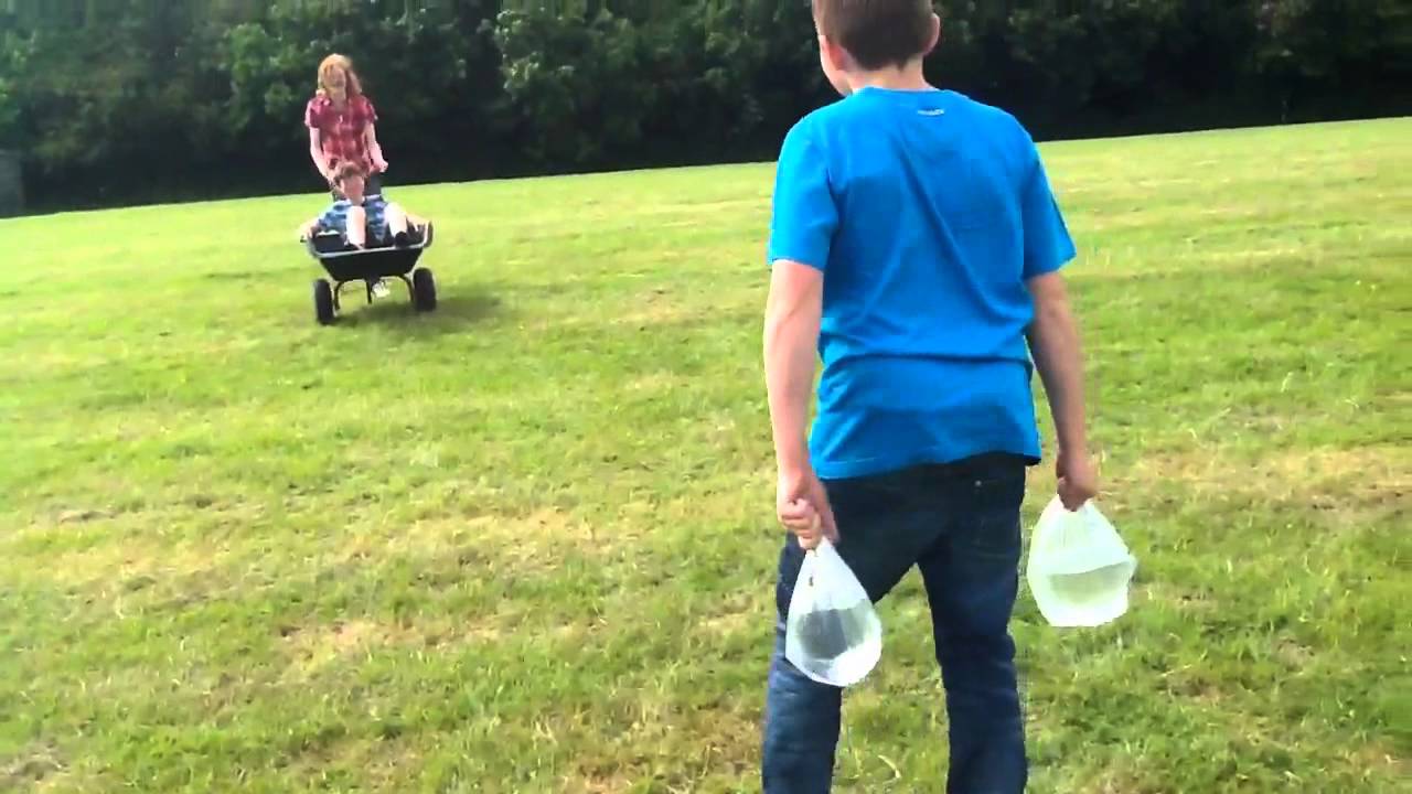 Wheelbarrow stunts extreme! - YouTube