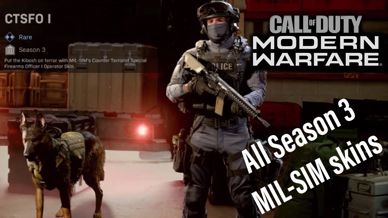 Modern Warfare Skins - All Season 3 Skins for MIL-SIM - YouTube