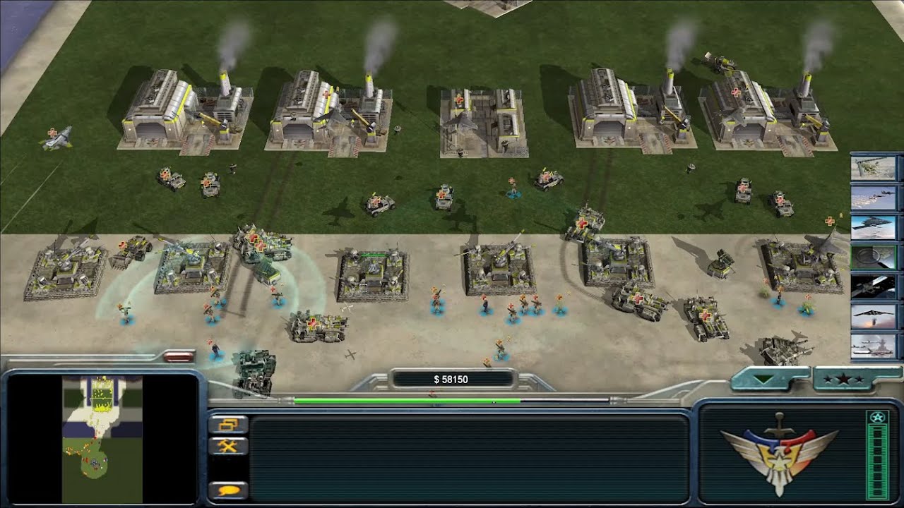 USA Rogue vs GLA Hijack | 1 vs 5 | Command and Conquer Generals Zero ...