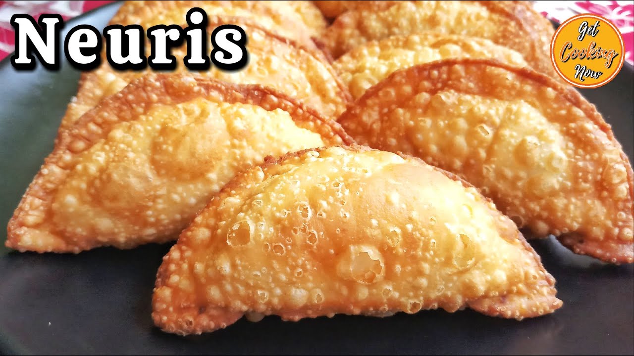 Goan Neuris Recipe | Neureos | How to make Nevris | Karanji | Goan ...
