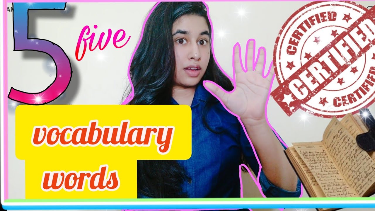 TOP 5 WORDS ADD TO YOUR VOCABULARY|| DAY 2|| VOCABULARY SERIES||BOOK ...