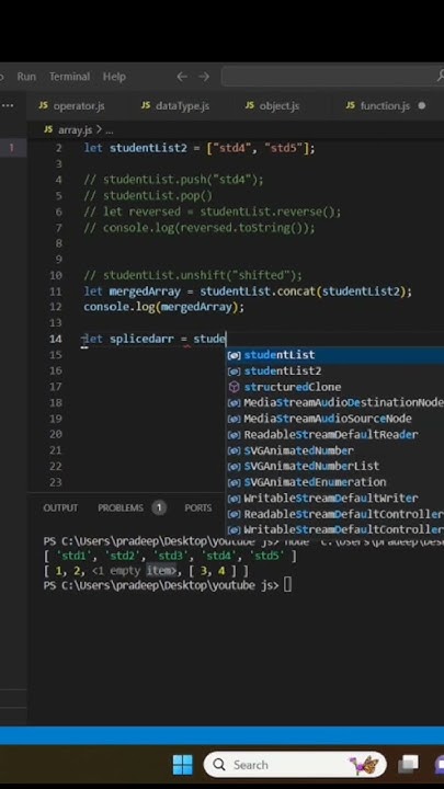 Splice Function In Javascript Javascript Arrays Arrayfunctions Programming Webdevelopment 