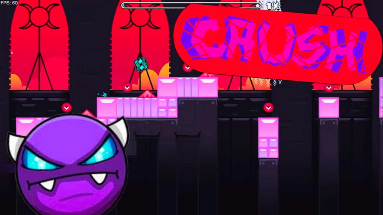 "Crush" By - Subwoofer - Geometry Dash - YouTube