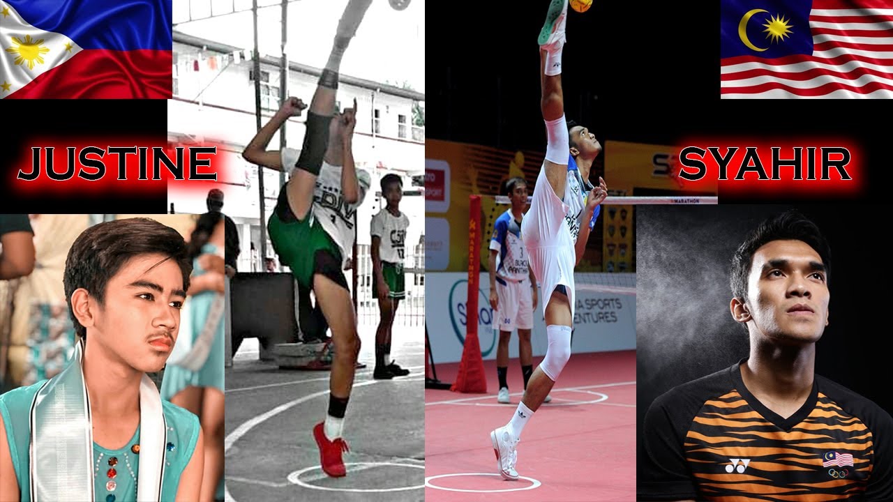 Sepak Takraw - Syahir Rosdi ng Pilipinas ! Justine Manzano - YouTube