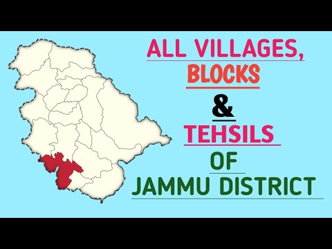 Know About Jammu District || Names of All Villages, Blocks and Tehsils ...