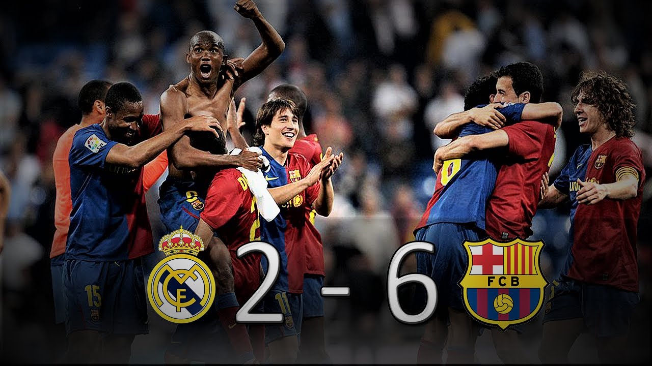 Best Classico ever Barcelona vs Real Madrid 6 - 2 - Full Match - YouTube