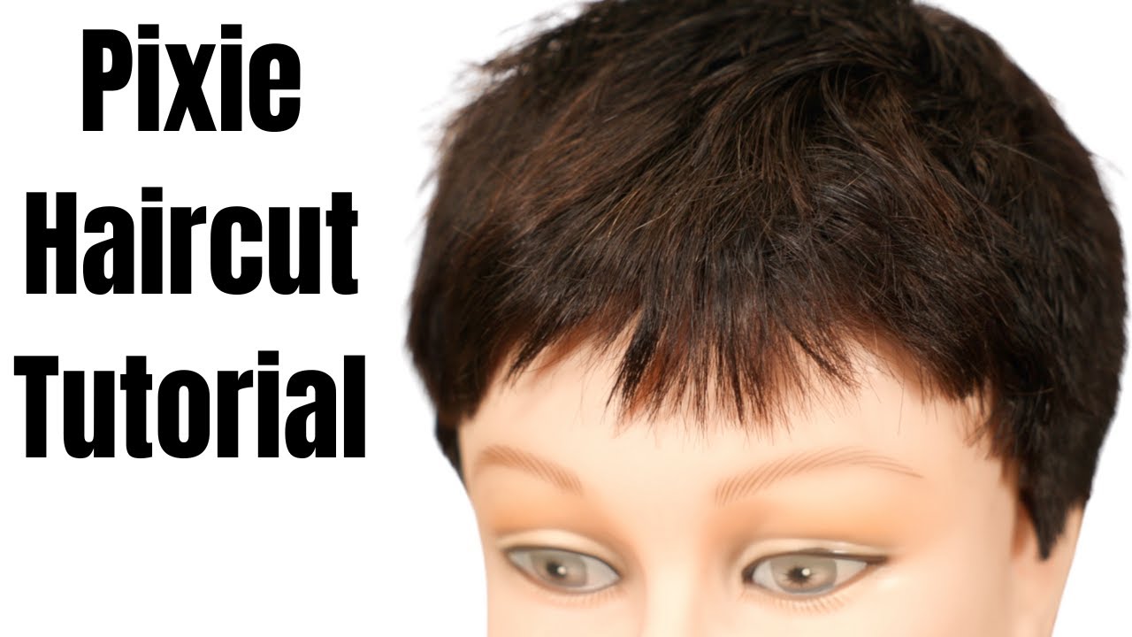 How to Cut a Pixie Haircut Step by Step Tutorial - TheSalonGuy - YouTube