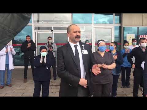 Kars'ta TCDD'den sağlık personellerine destek