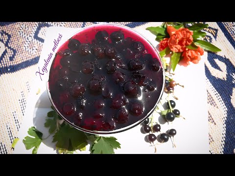 QARA QARAĞAT MÜREBBESİNİN HAZIRLANMASI.FRENK ÜZÜMÜ REÇELİ YAPIMI.ВАРЕНЬЕ ИЗ ЧЕРНЫЙ СМОРОДИНЫ НА ЗИМУ