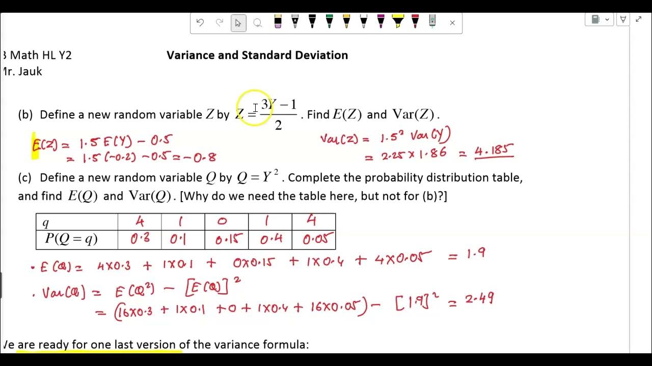 Quick Revision of Discrete random variable, binomial distribution, continuous random variable ...