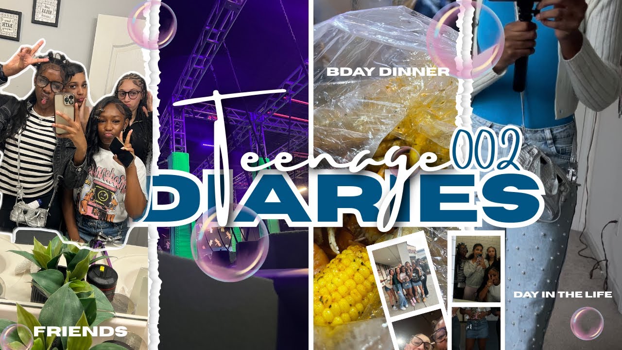 TEENAGE DIARIES 002☆*funny moments*| birthday dinner , friends ...