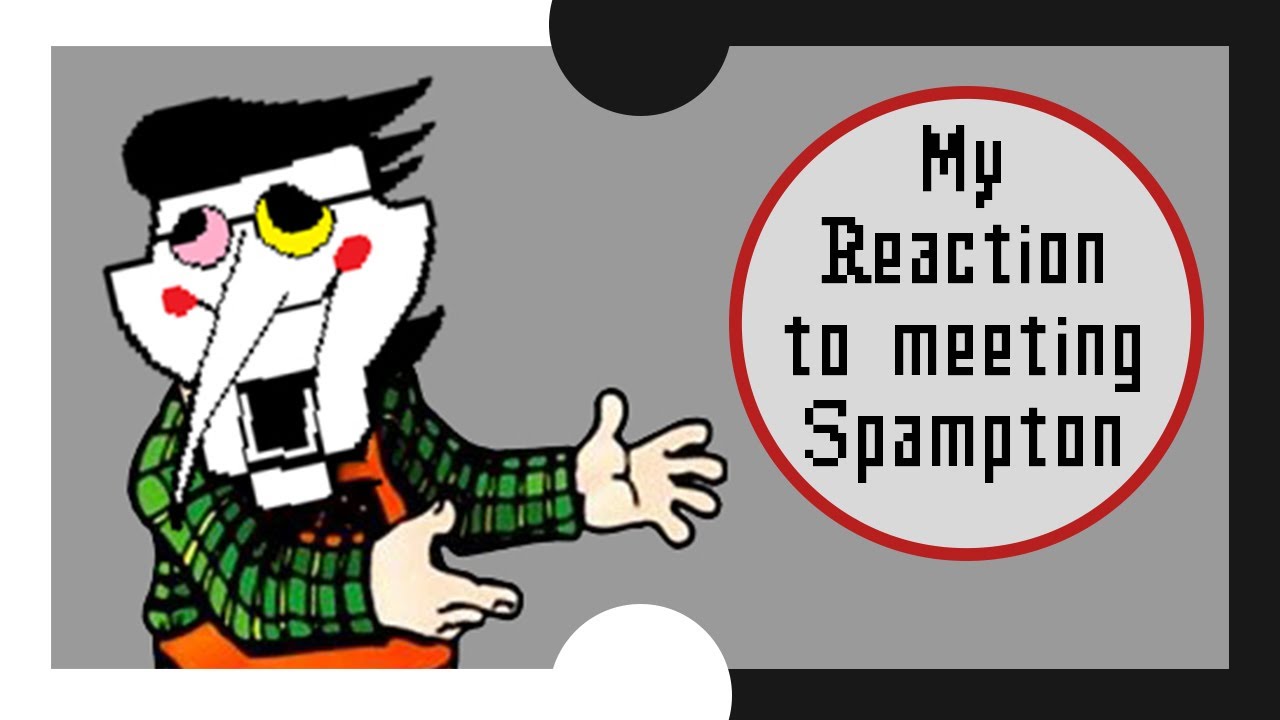 My First Reaction to Meeting Spamton G. Spamton - YouTube
