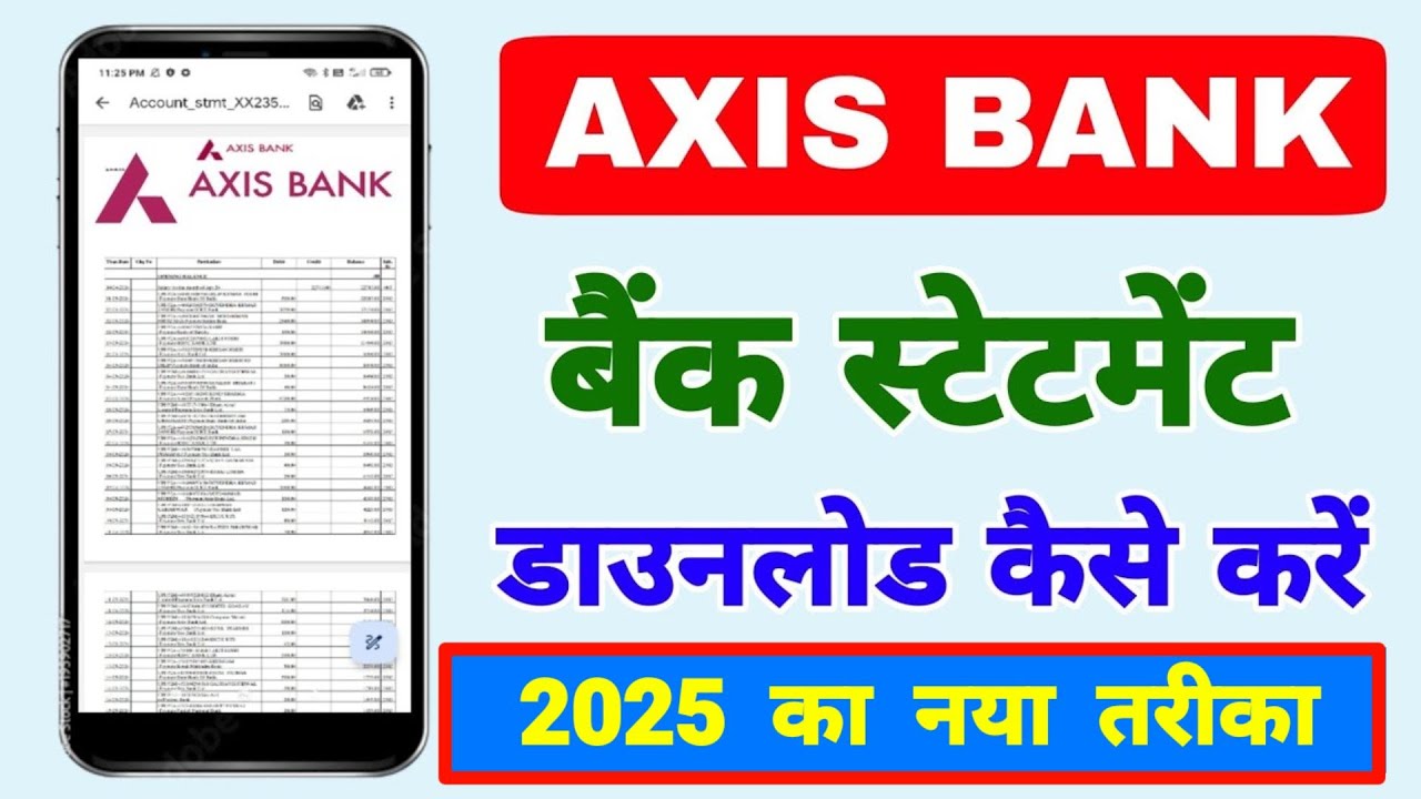 Axis Bank statement kaise nikale| how to download Axis Bank Statement ...