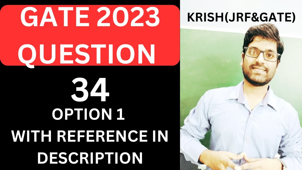gate 2023 question| gate chemistry| gate answer key - YouTube